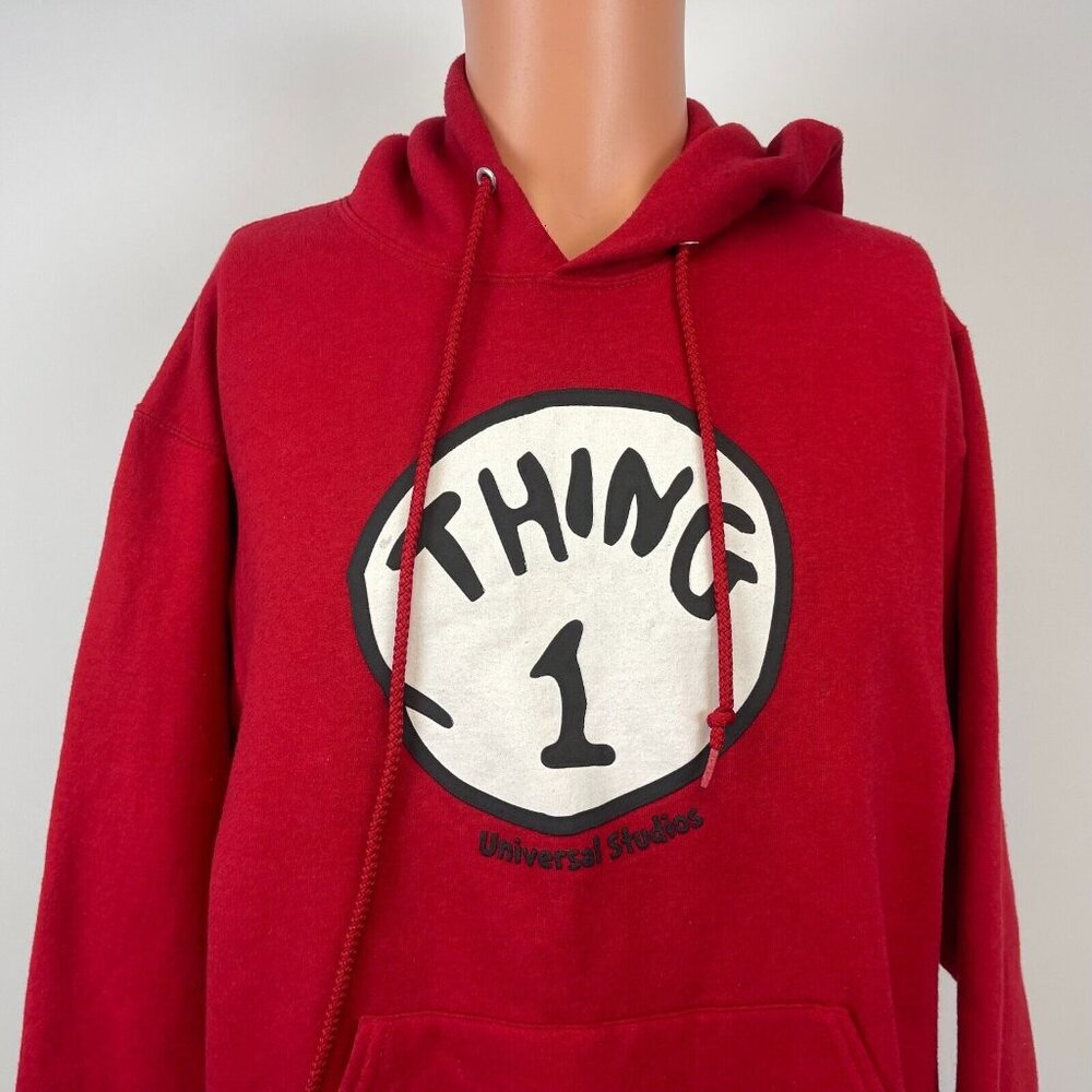 Universal Studios Dr Seuss Thing 1 Hoodie Sweatshirt … - Gem